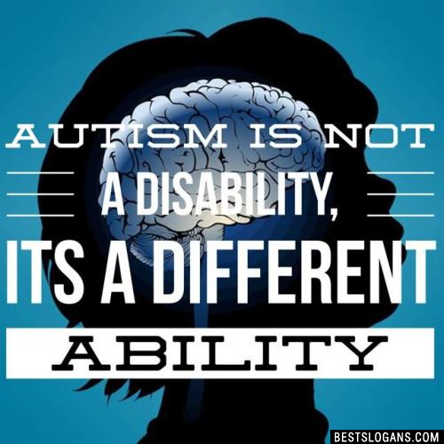 80+ Unique Slogans On Autism - Slogans Buddy